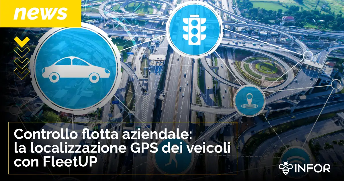Controllo flotta aziendale: localizzazione GPS dei veicoli con FleetUP